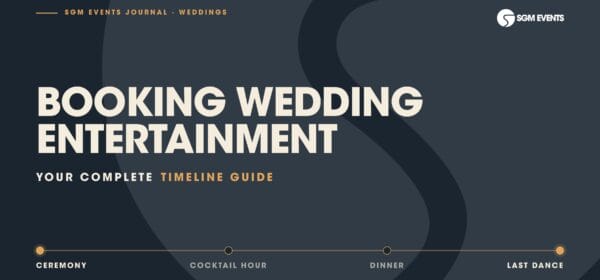 Booking Wedding Entertainment: Your Complete Timeline Guide | SGM Events